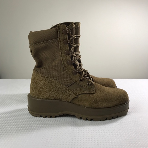 Vibram | Shoes | Vibram Sz 5r Men Combat Military Steel Toe Boots ...